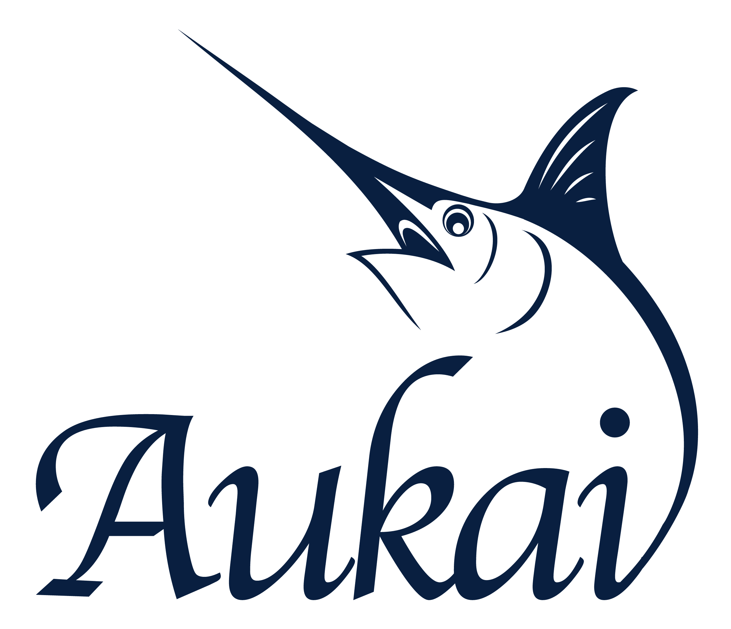 AUKAI_Logo Navy - Waterline Charters